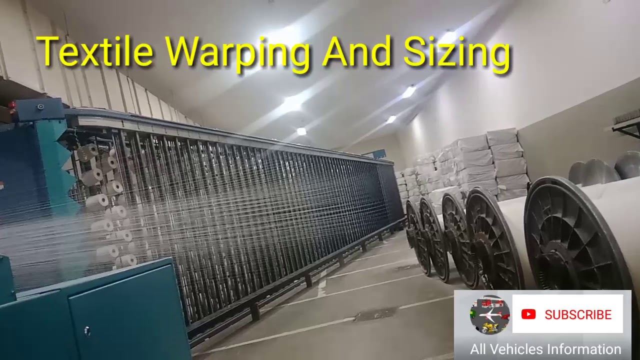 Textile Warping and sizing - YouTube