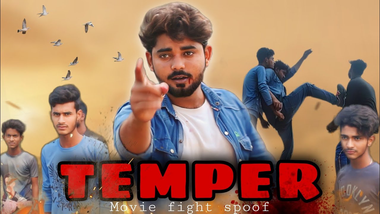 Temper movie fight spoof | Temper movie fight in Beach | Temper movie ...
