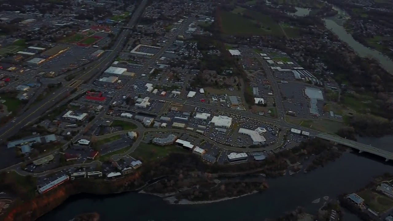 Redding, California fly over - YouTube