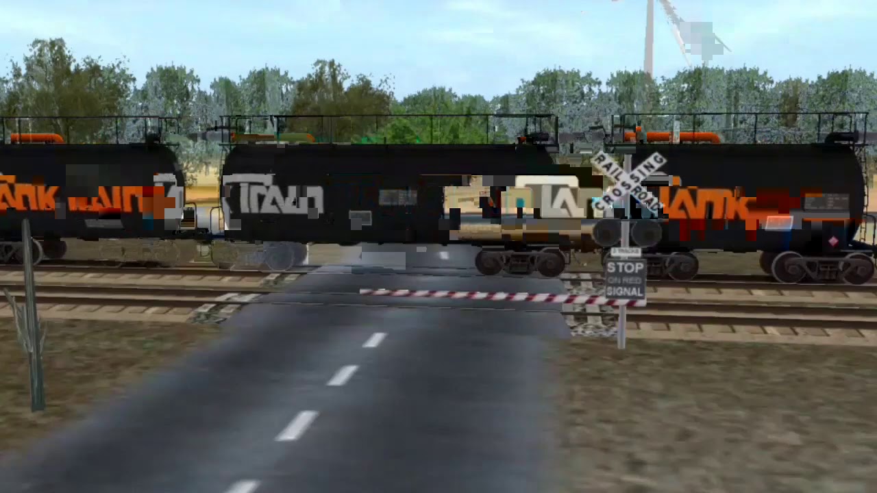 BC Rail C44-9W,CN ES44DC,CP ES44AC Trainz simulator android - YouTube