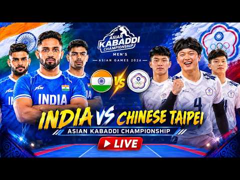 India vs Chinese Taipei | Asian Kabaddi Match 2026 Live | Asian Sports Tournment 2026
