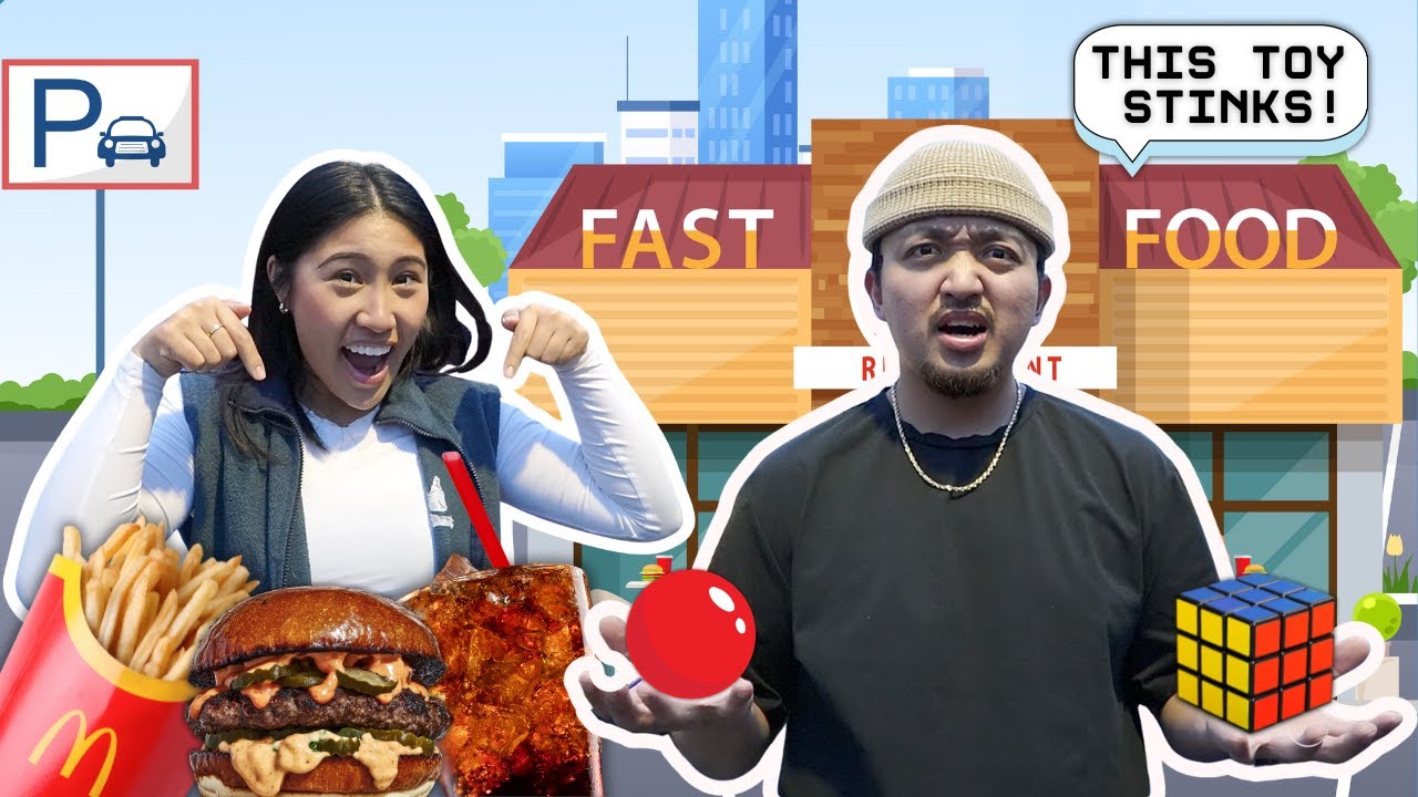 Trying Kids Meals at Fast Food Restaurants!! - YouTube