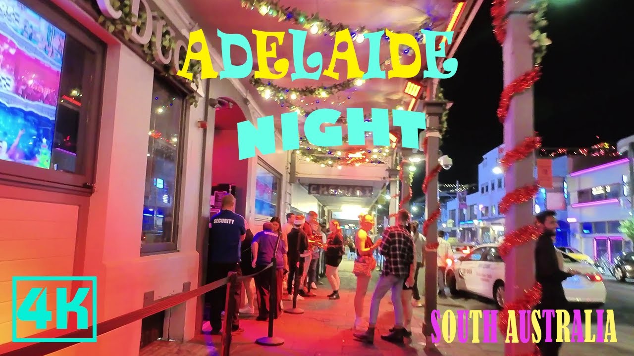 South Australia, Adelaide CBD Night Walking |2023 Adelaide | Adelaide ...