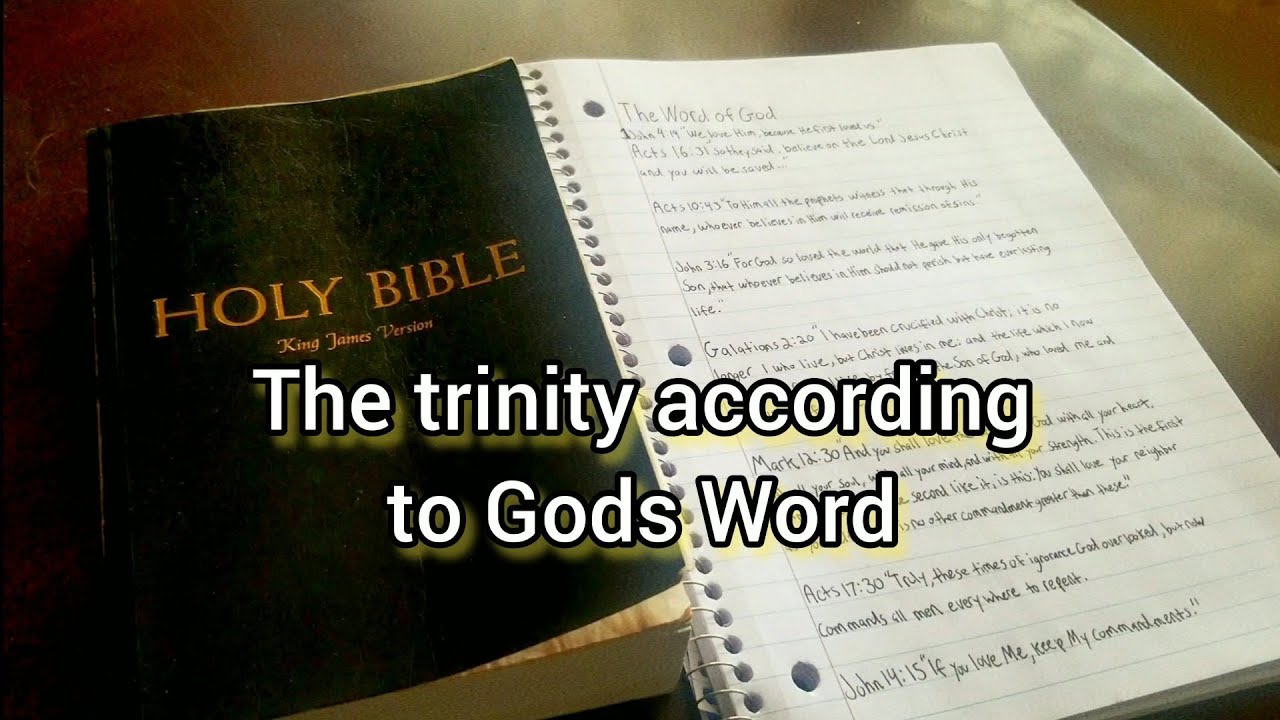 The trinity according to Gods Word - YouTube