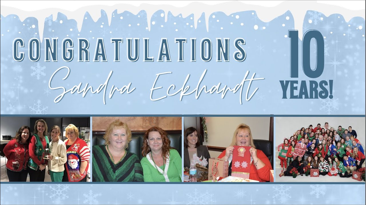 Sandy Eckhardt | 10 Year Milestone Anniversary - YouTube