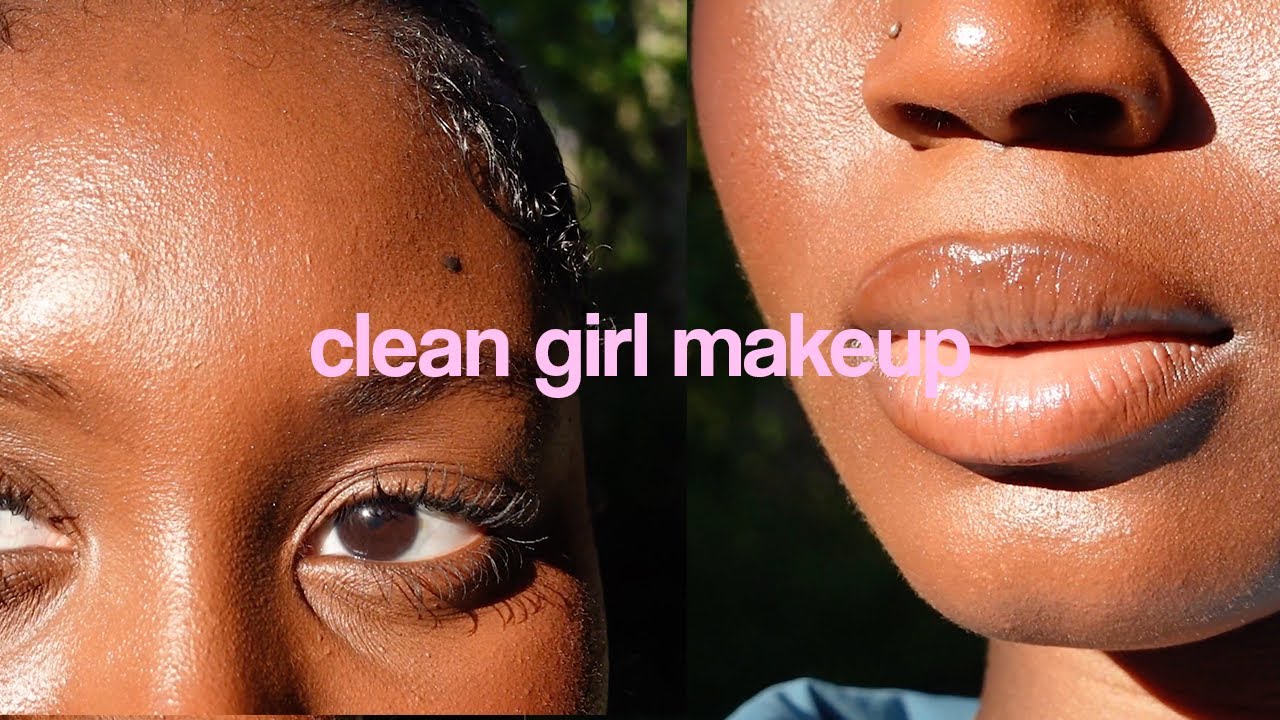 Clean Girl Makeup Tutorial For Black Girls *Detailed* Natural Makeup ...