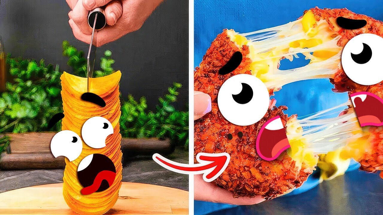 "When Your Chips Get Angry at You?! 😂🍟 Crazy Food Doodles Attack ...