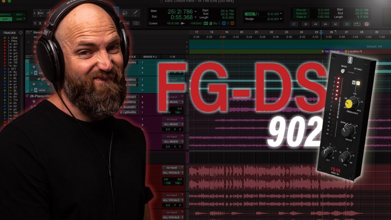How to De-ess Vocals Featuring Slate Digital's FG-DS 902 - YouTube