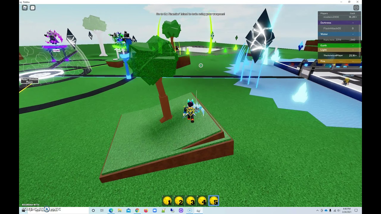 Light in Elemental Power Tycoon! - YouTube