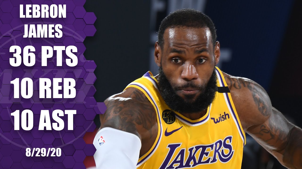 LeBron James highlights: 36 points in triple-double for Lakers vs ...