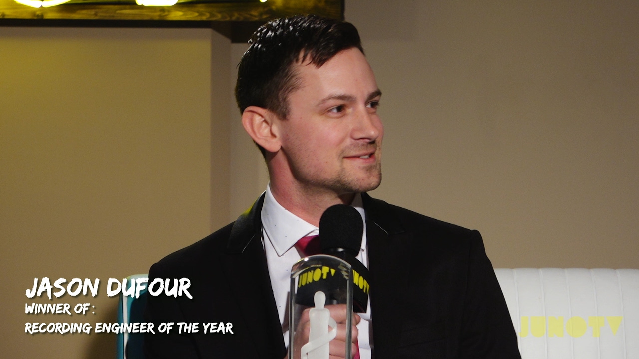Jason Dufour Backstage at The 2017 JUNO Awards - YouTube
