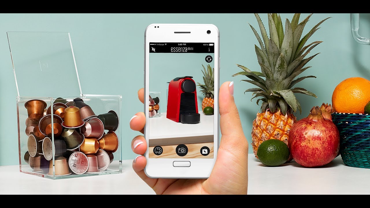 Essenza Mini Augmented Reality App - YouTube