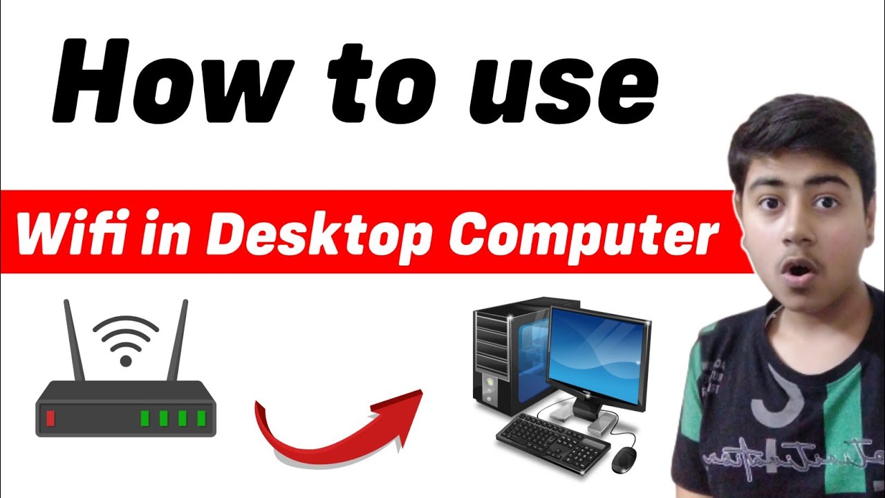 How to use wifi in desktop computer? || Desktop Computer meh wifi kase ...