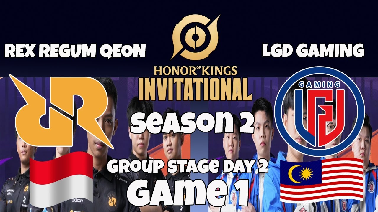 RRQ (ID) VS. LGD GAMING (MY) GAME 1 MATCH 4 DAY 2 #rrq #lgd #lgdgaming ...