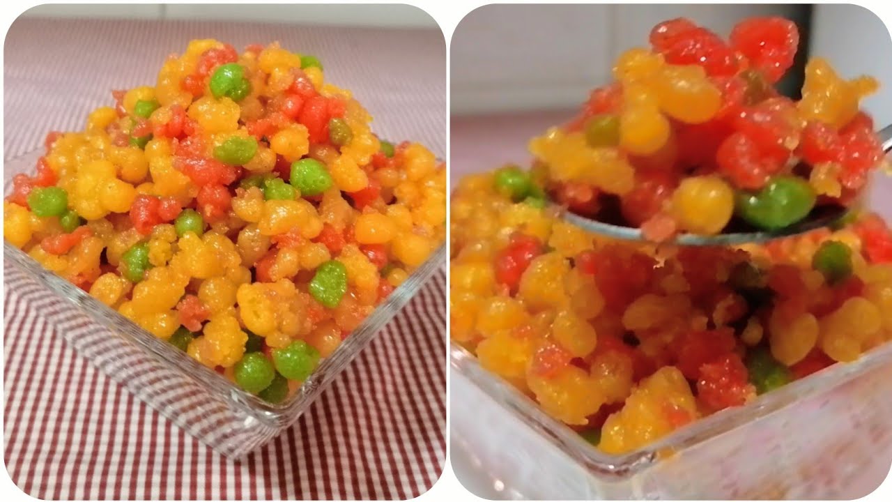 How to make Boondi | sweet boondi bengali style recipe | Homemade bode ...