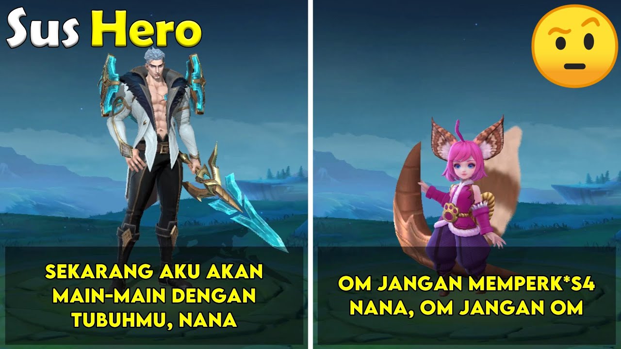 Percakapan Sus Hero mobile legend bahasa Indonesia || Dialog Hero Sus ...