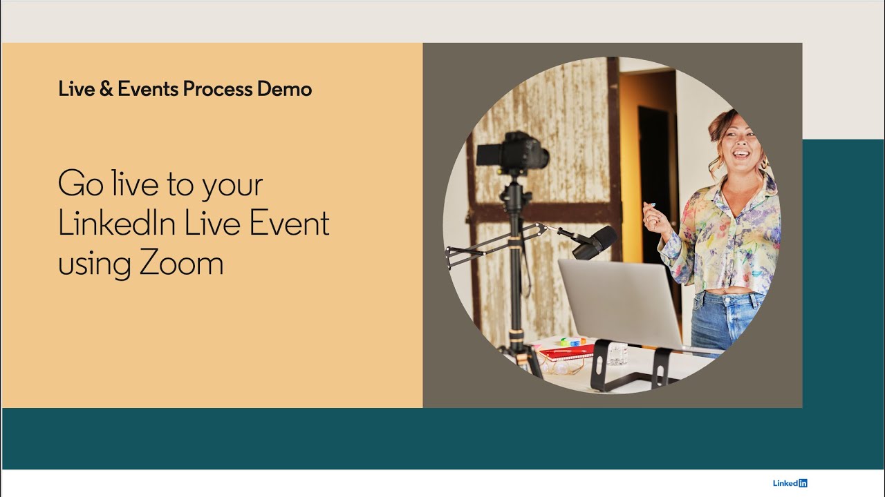 How to livestream to your LinkedIn Live Event using Zoom - YouTube