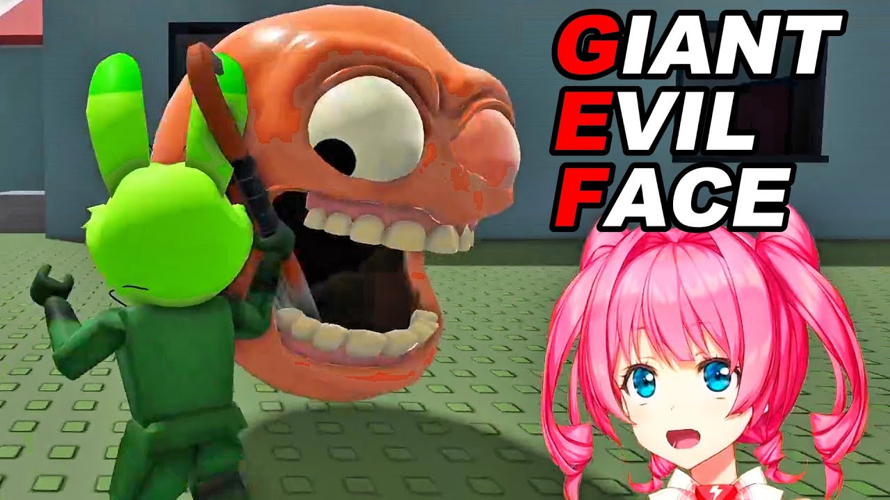 This ROBLOX Game is SO SCARY! 😱 GIANT EVIL FACE 😈 - YouTube