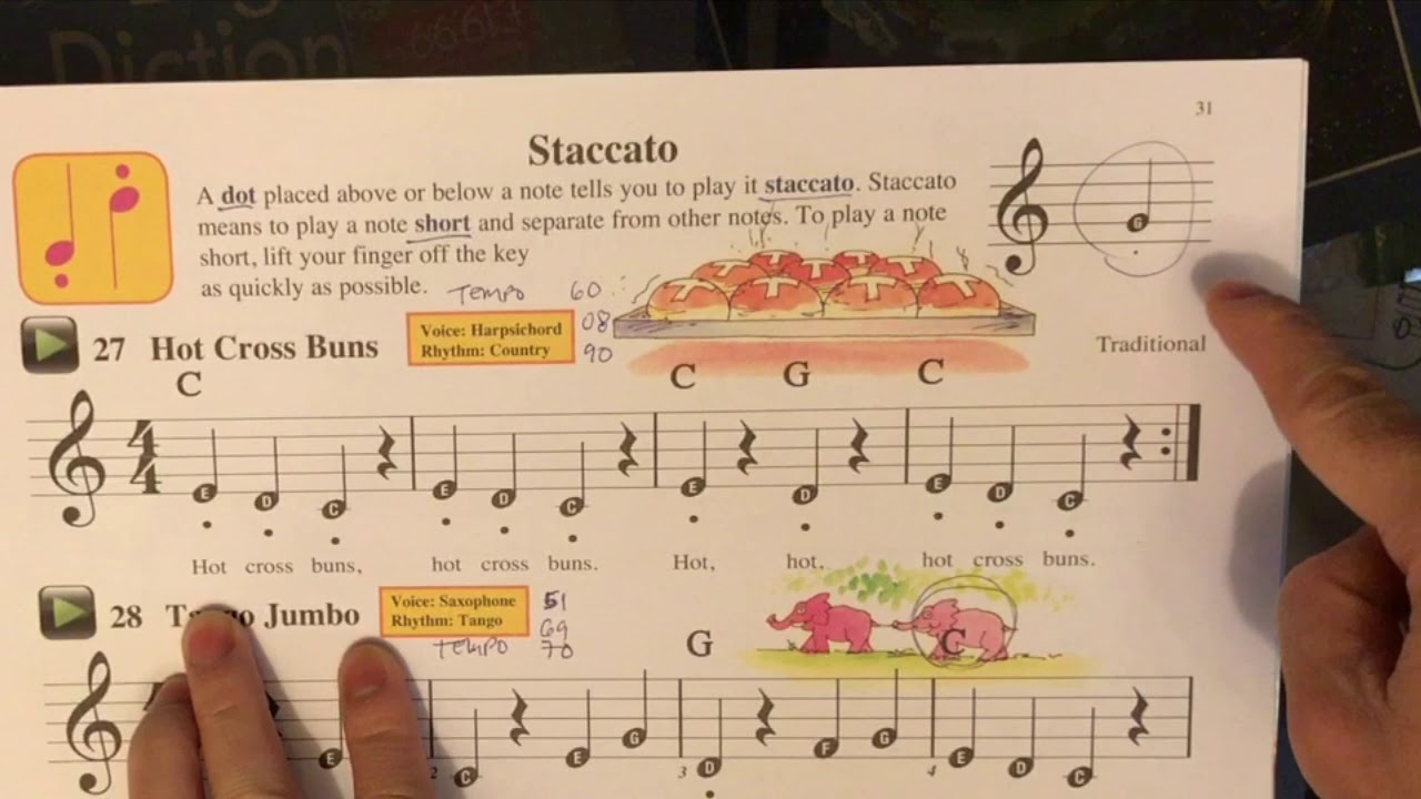Lesson 7 Learning quarter rest and staccato - YouTube