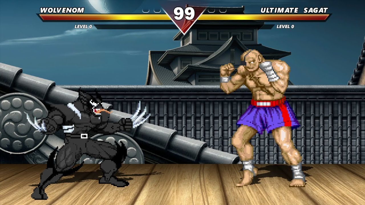 WOLVENOM VS SAGAT - HIGH LEVEL EPIC FIGHT! - YouTube
