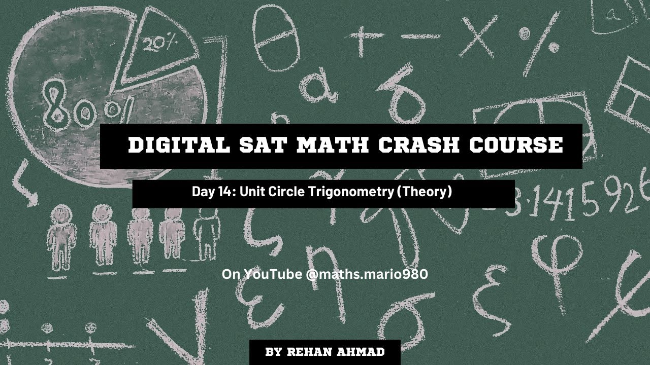 Digital SAT Day 14: Unit Circle Trigonometry - Theory - YouTube
