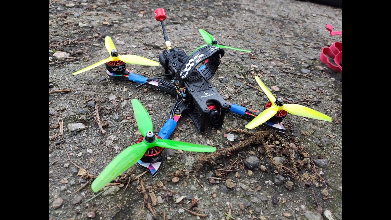 My first car chase as passenger [FPV] - YouTube