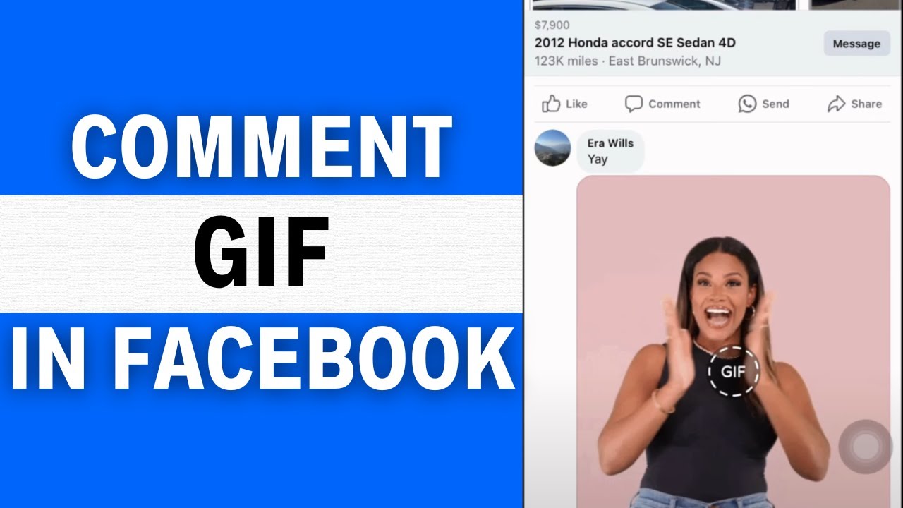 How to Post a GIF in a Facebook Comment (Step by Step) - YouTube