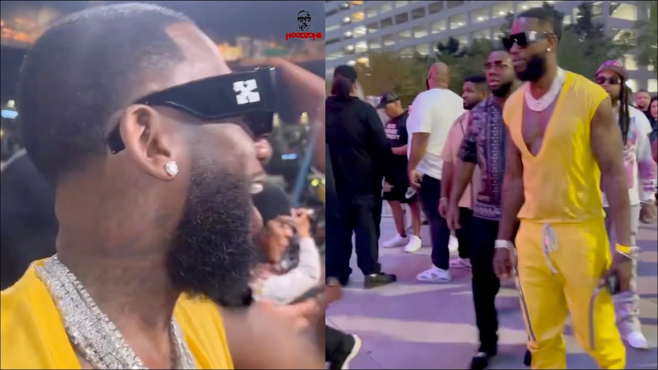 Gucci Mane Pulled Up All Yellow Everything With QC CEO P At The ...