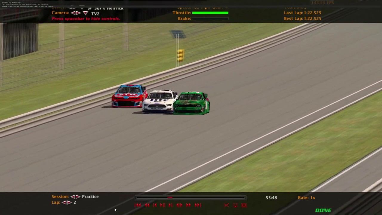 NR2003 graphics upgrade - YouTube