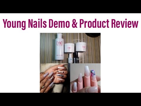 Acrylic Nail Application - Young Nails Acrylic Review - YouTube