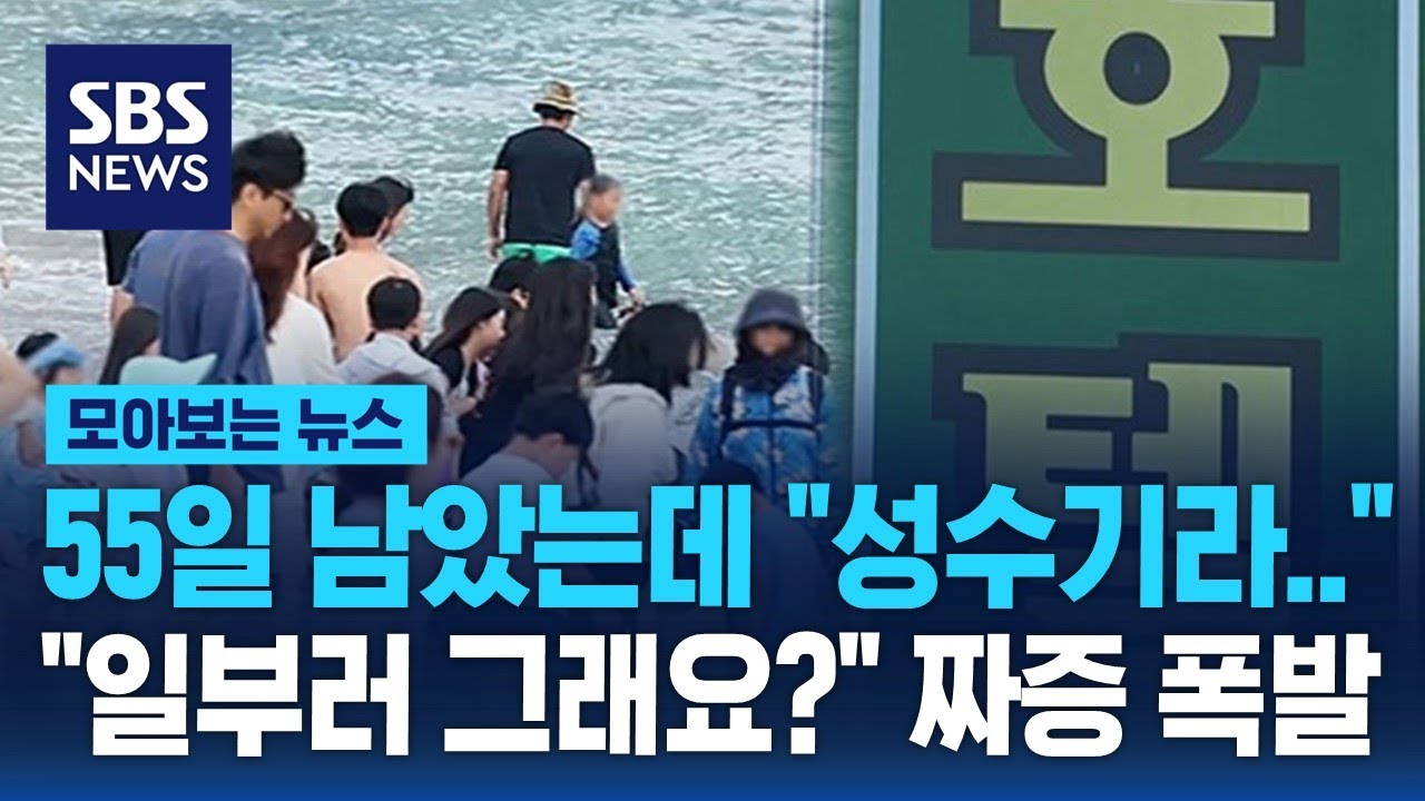 일부러 그러세요 짜증 폭발…휴가 앞두고 황당한 일 Sbs 모아보는 뉴스 Youtube