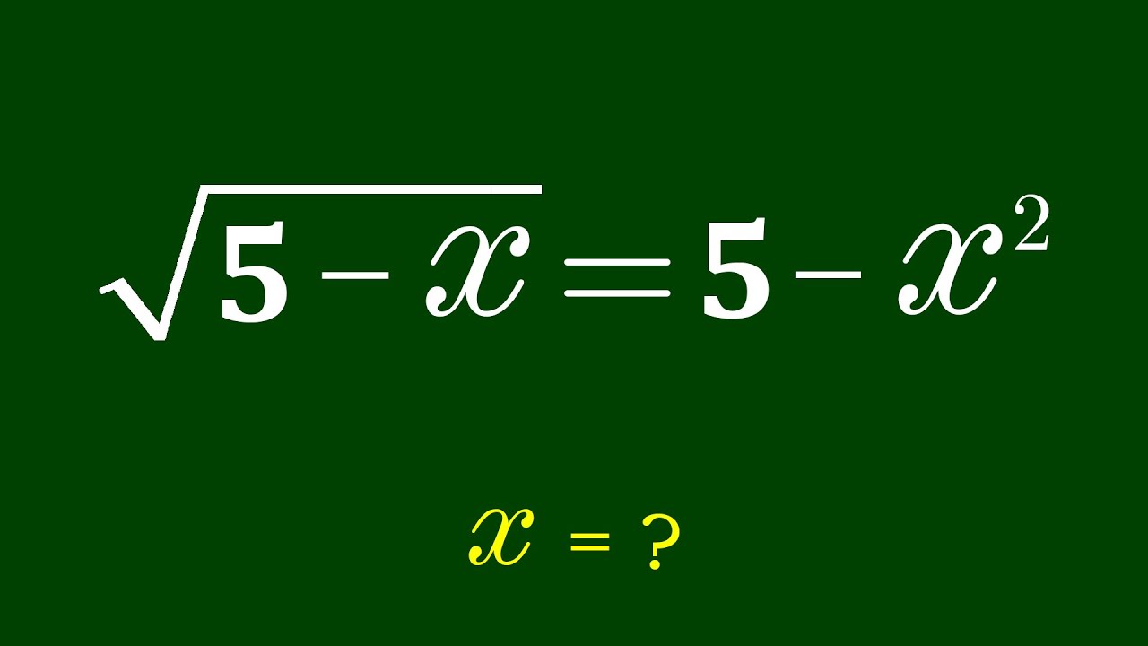 A Nice Algebra Problem | Math Olympiad | Find all roots? - YouTube
