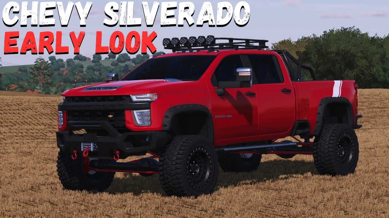 NEW MOD PREVIEW CHEVY SILVERADO FROM AGRO TONHO!! | Farming Simulator ...