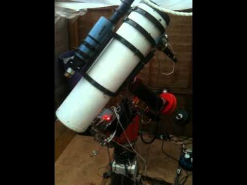 Homemade Arduino Mega GOTO DIY telescope mount - YouTube