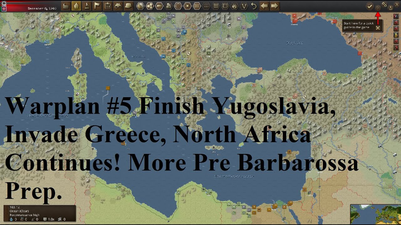 Warplan Yugoslavia & Africa Campaigns, Prep for Barbarossa, & Greece ...