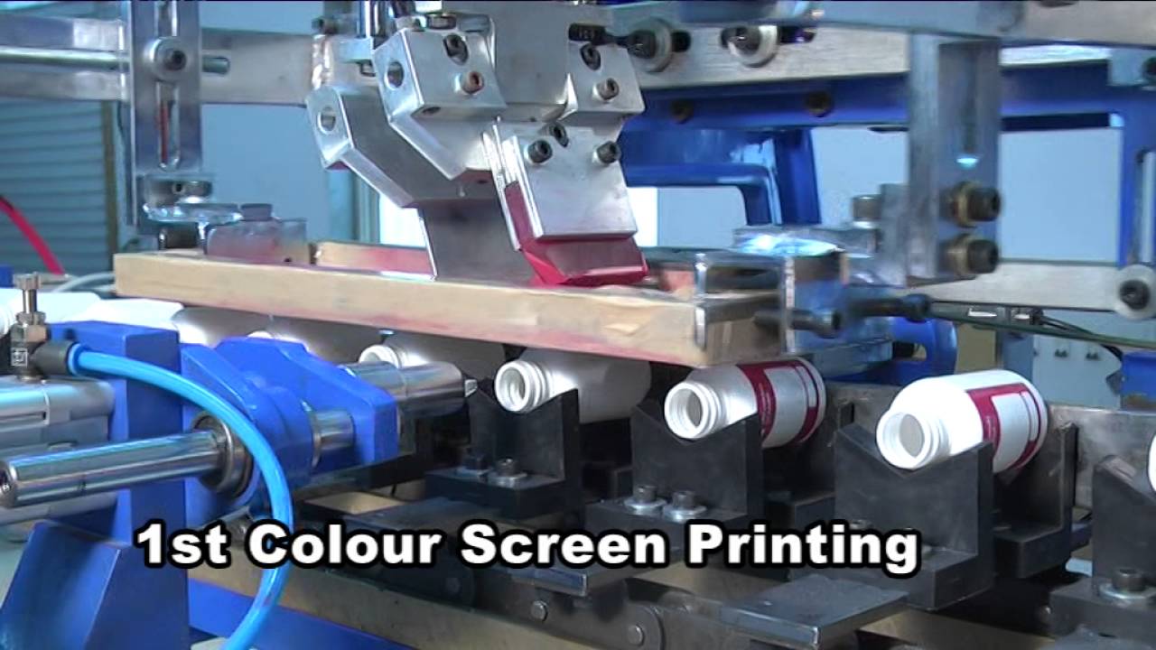 Two Color Automatic Screen printing Machines With IR Order - YouTube