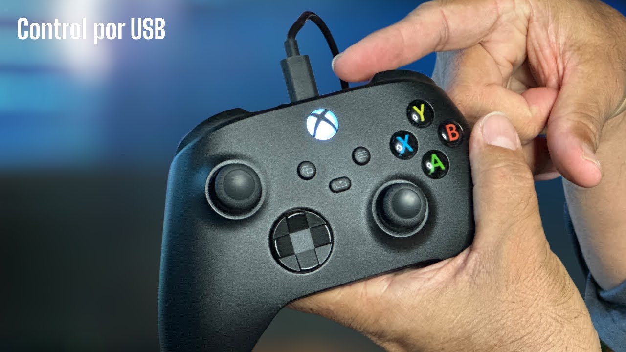 Cómo conectar control de Xbox Series X a la consola con cable usb ...