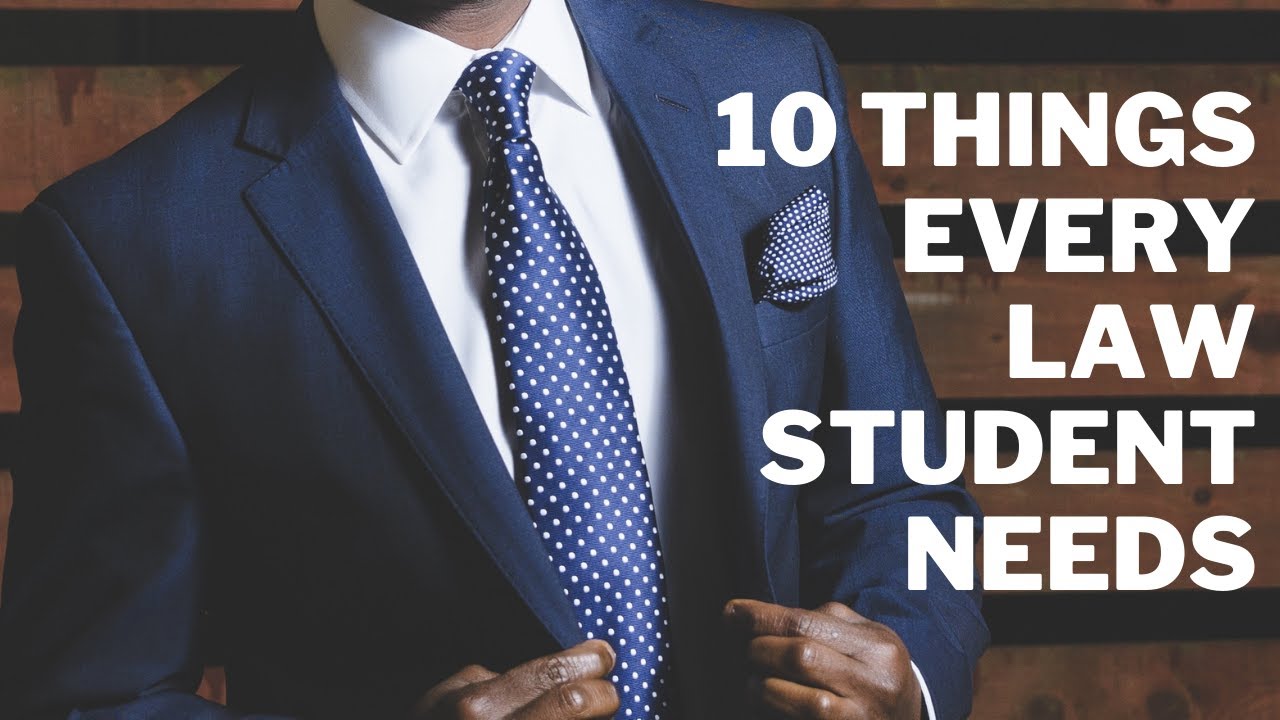 10 Must Haves for Law Students - YouTube