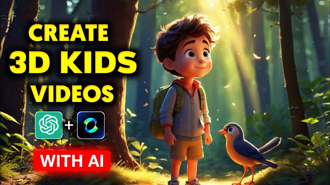 How To Make 3D Kids Animation Video | 3D Kids Animation Video Kaise ...