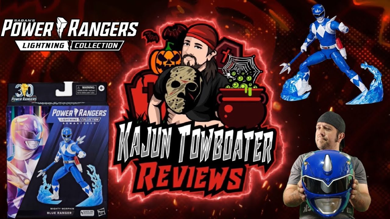 Lightning Collection Mighty Morphin Remastered Blue Ranger Review - YouTube