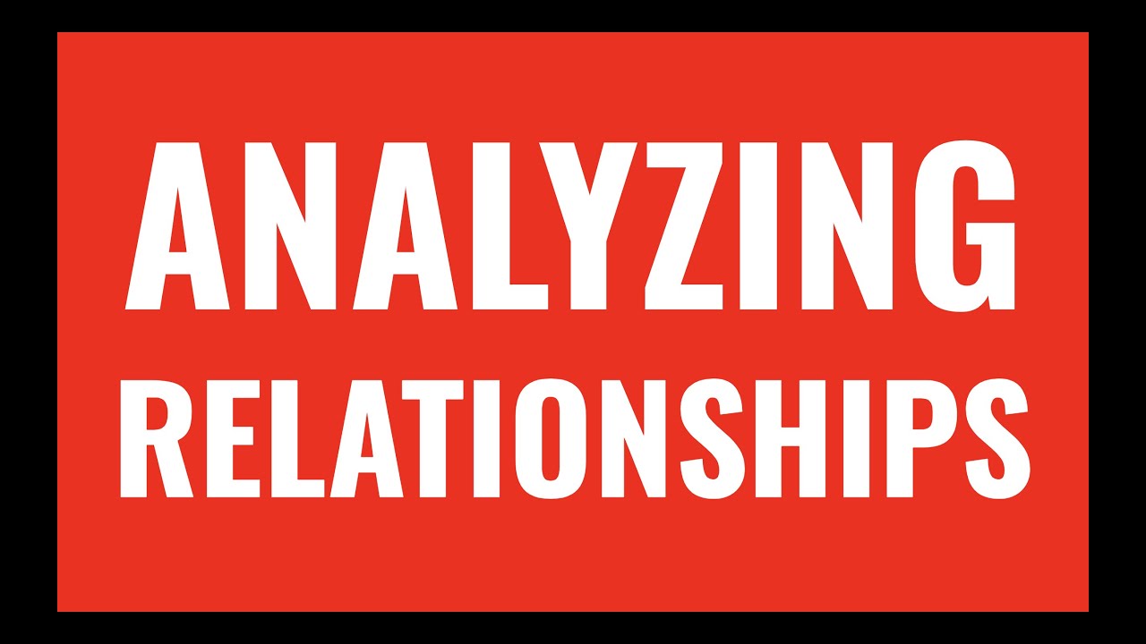 Analyzing relationships - YouTube