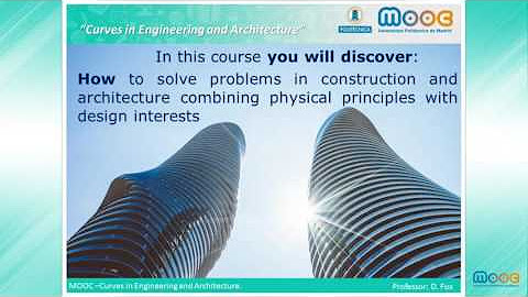 MOOC Curves in Engineering and Architecture - YouTube