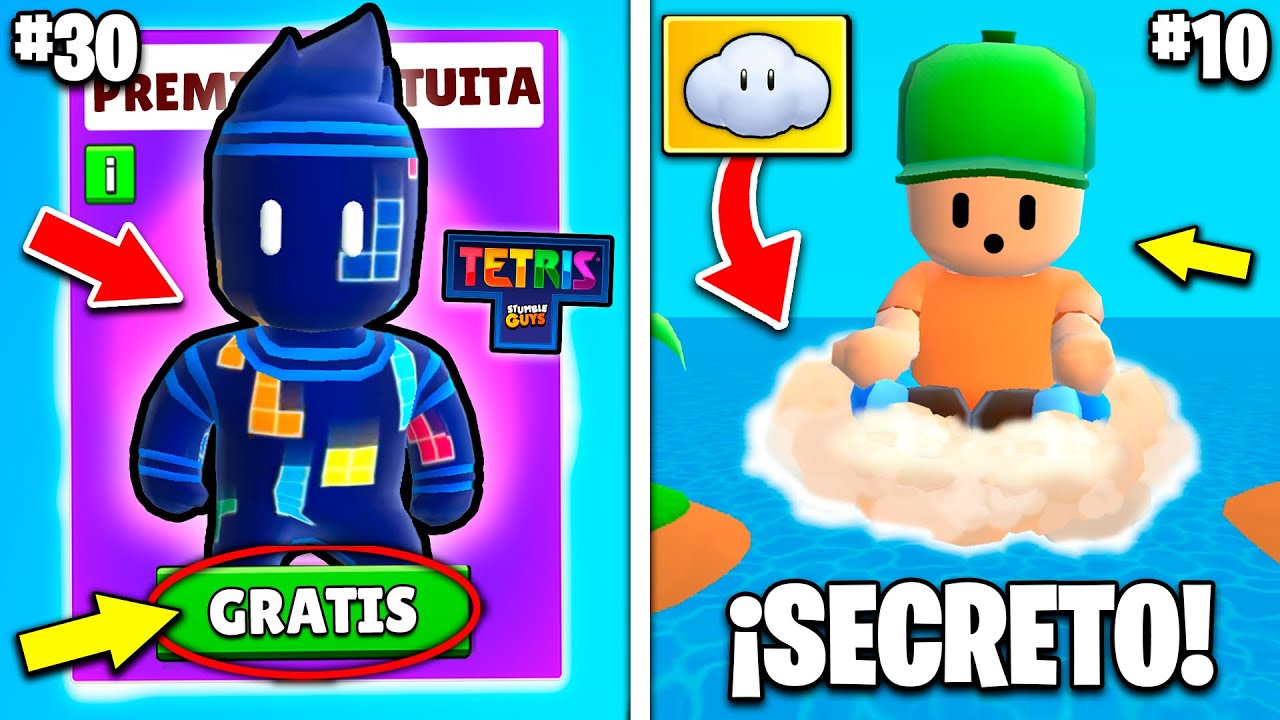 30 Cosas QUE NO SABÍAS de Stumble Guys x Tetris… 😱🟥🟨🟦 - YouTube