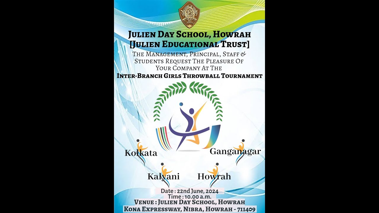 Julien Day School, Howrah Presents Inter-Branch Throwball Tournament ...
