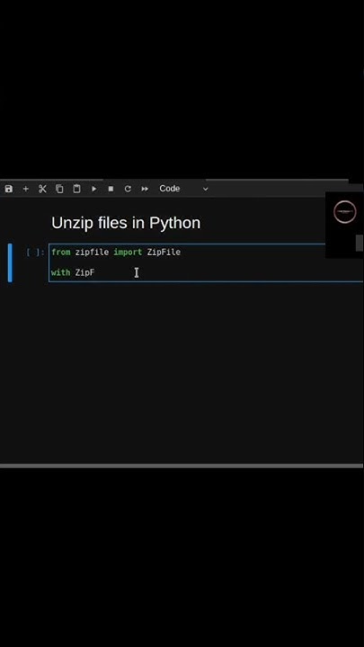 Unzip Files in Python #python #shorts #datascience #freecodecamp - YouTube