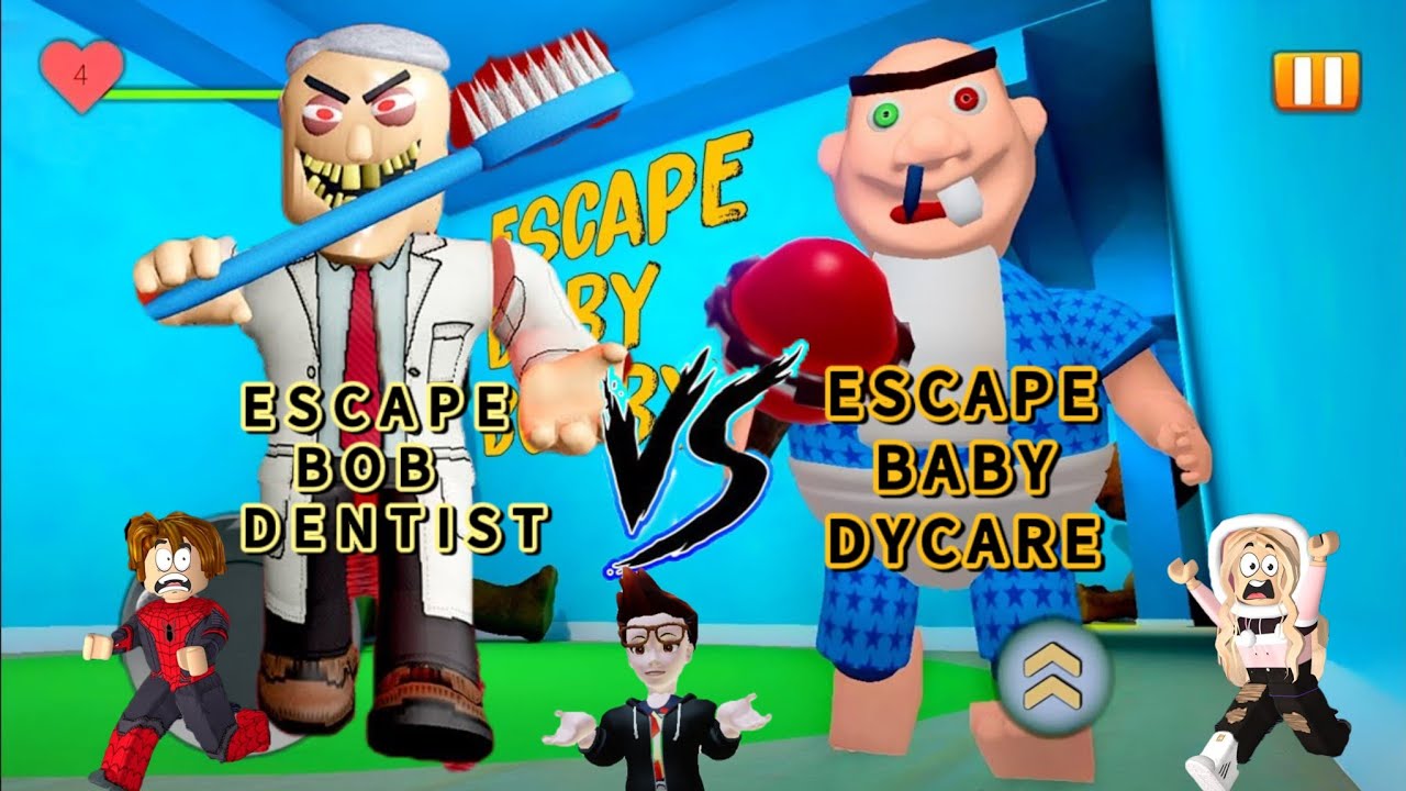 ESCAPE BABY BOBBY Vs ESCAPE Bob Dentist! SCARY OBBY ROBLOX FULL ...