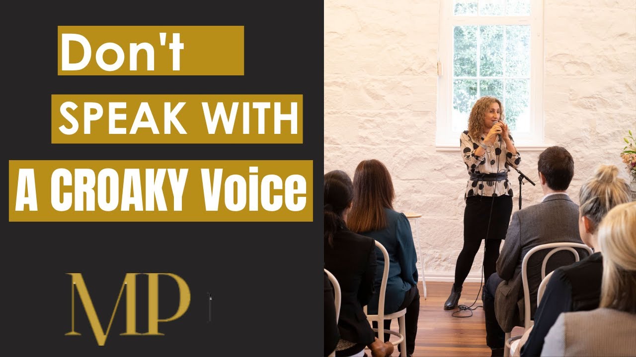 Don't speak with a Croaky Voice we cannot understand you - YouTube