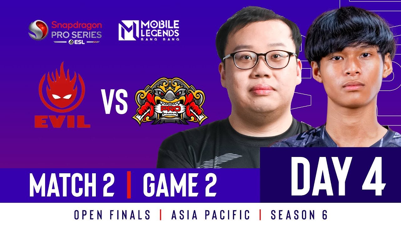 EVIL VS PRO | SPS Mobile Open Finals | MLBB | S6 Day 4 | Match 1 Game 2 - YouTube