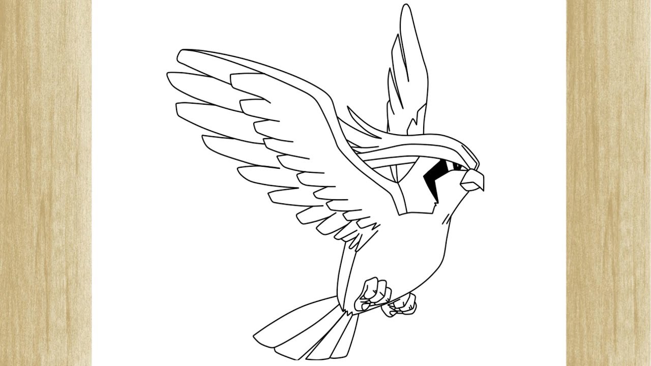 COMO DESENHAR O POKÉMON PIDGEOT - YouTube
