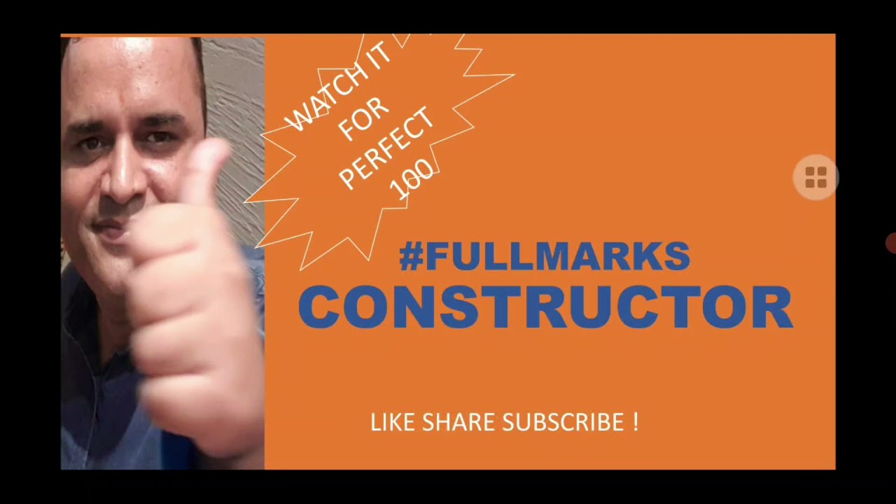 CONSTRUCTOR IN JAVA | MCQ | COMP APP | CLASS 10 | ICSE | CBSE | B.TECH ...